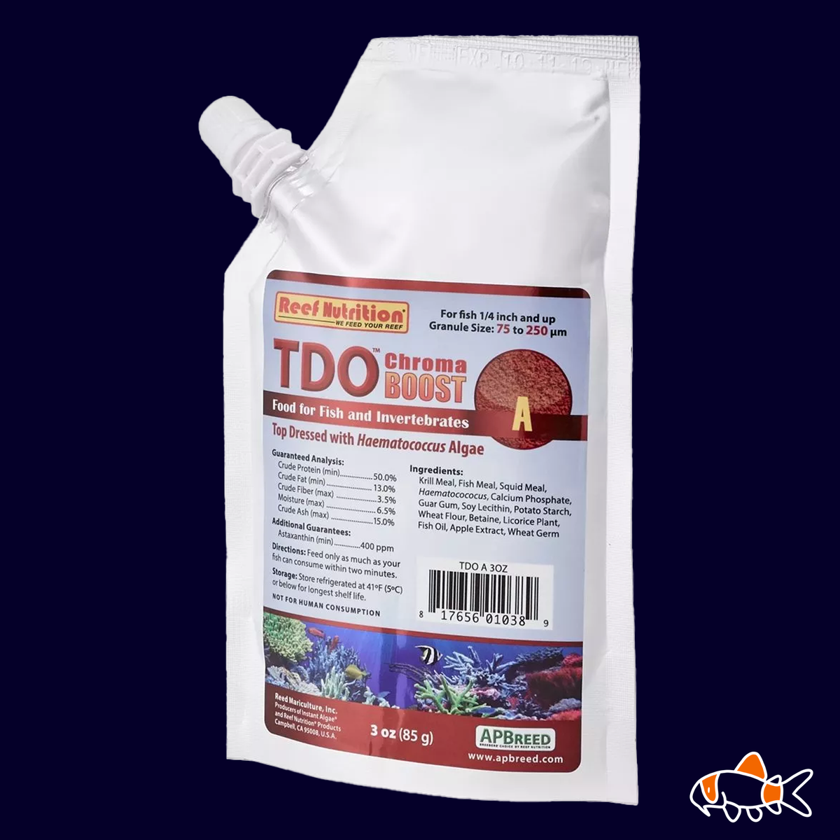 TDO-A Chroma BOOST Granule Fish Food | Bay Aquatics | Tauranga | New ...